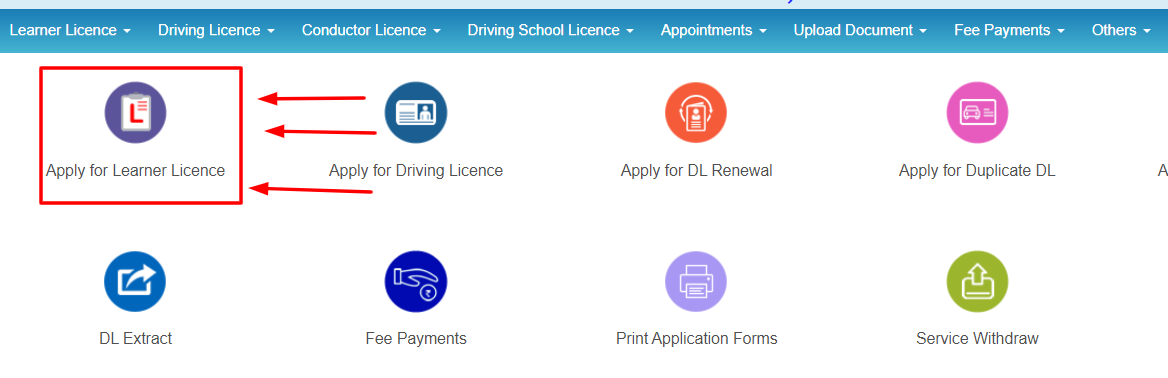 Apply For Learner license In India? Parivahan Learning Licence